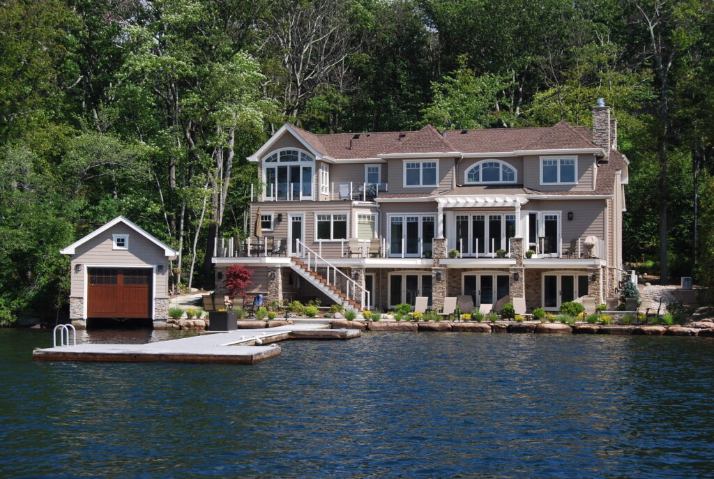 Lake Front Homes - New Construction - Holling Architecture LLC